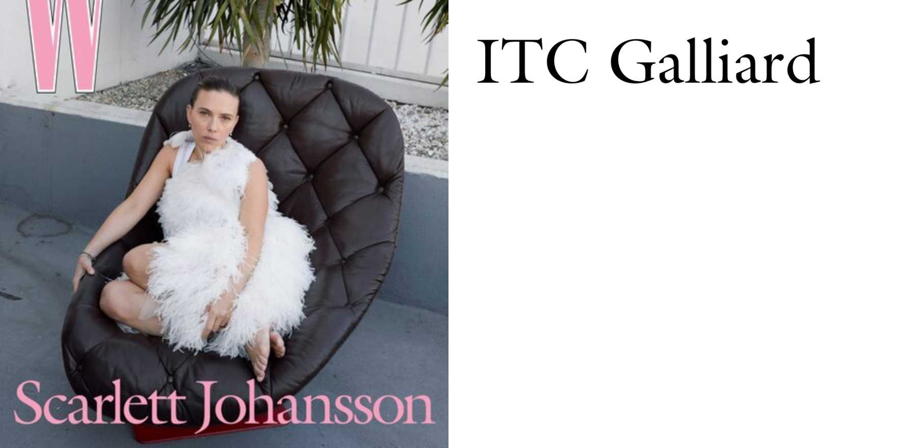 W magazine, January 2020, “Best Performances” - Fonts In Use