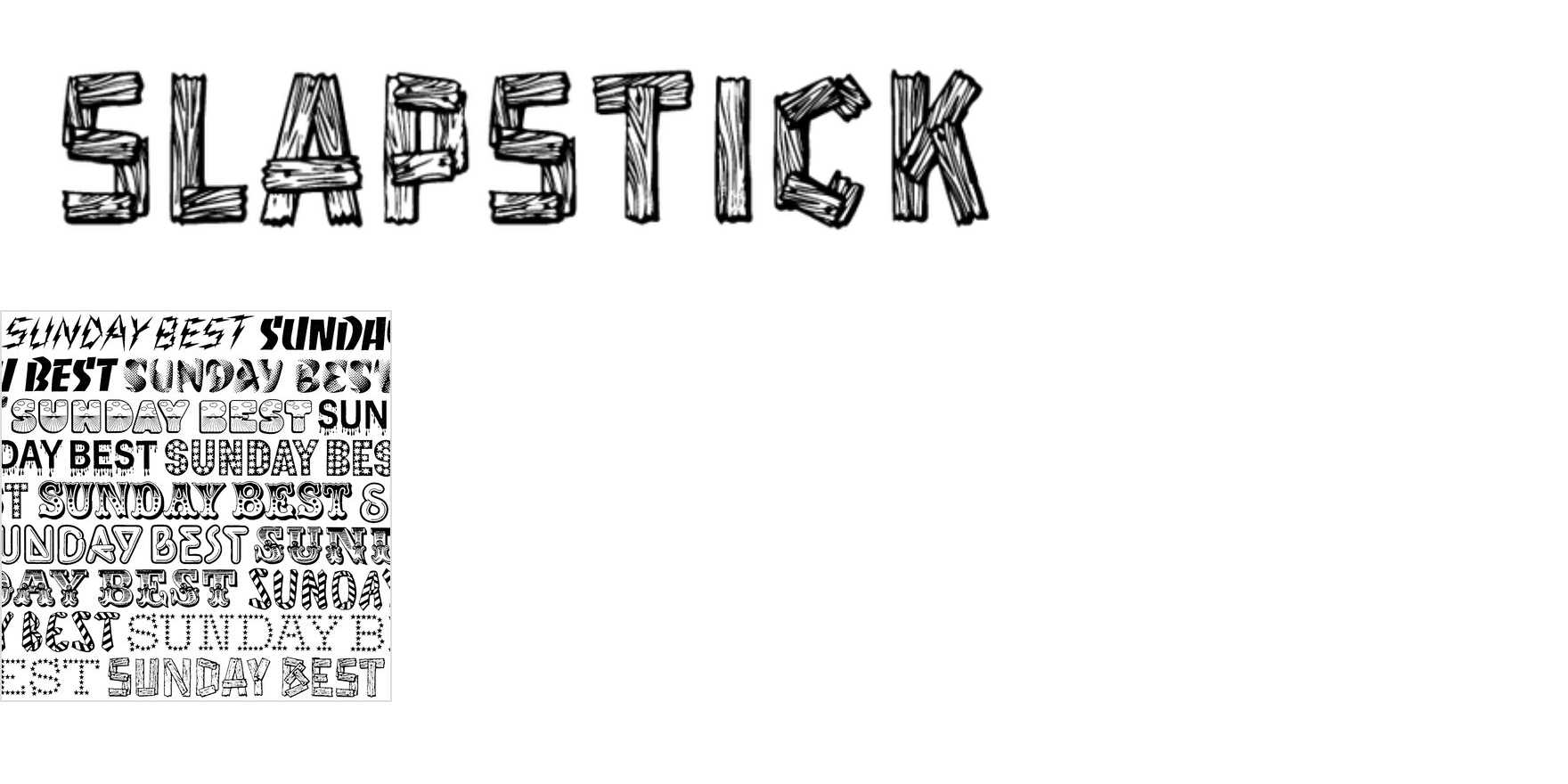 Slapstick in use - Fonts In Use