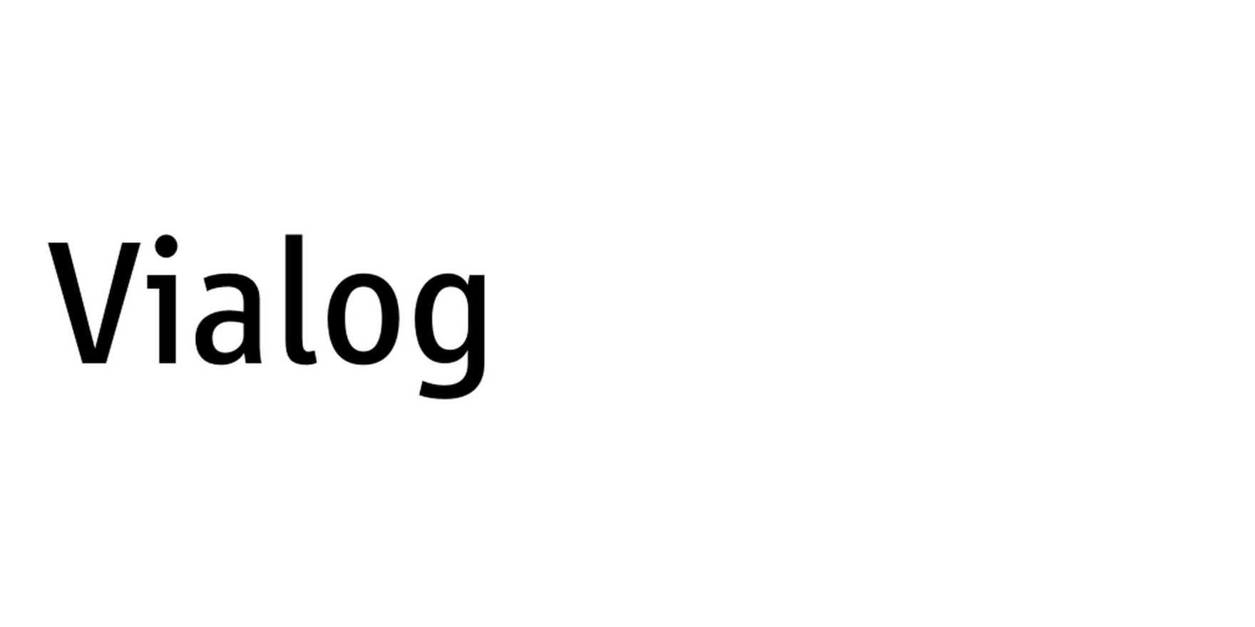 Vialog in use - Fonts In Use