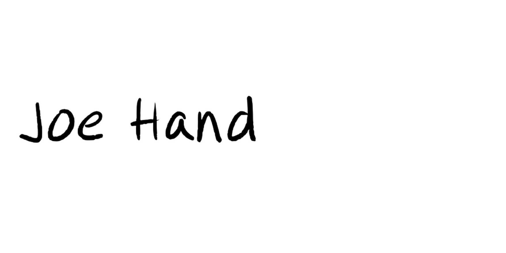 Joe Hand in use - Fonts In Use