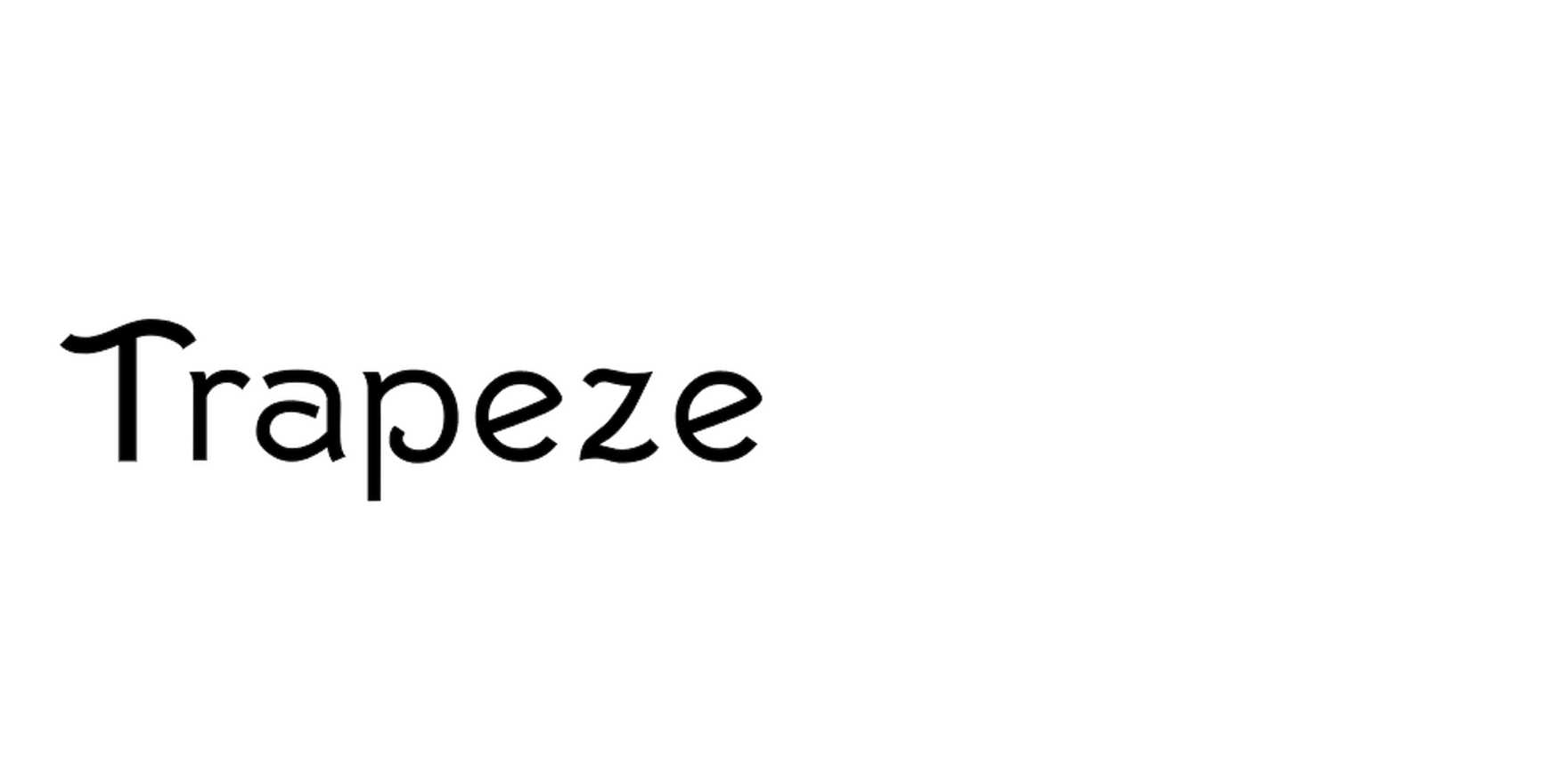 Trapeze in use - Fonts In Use