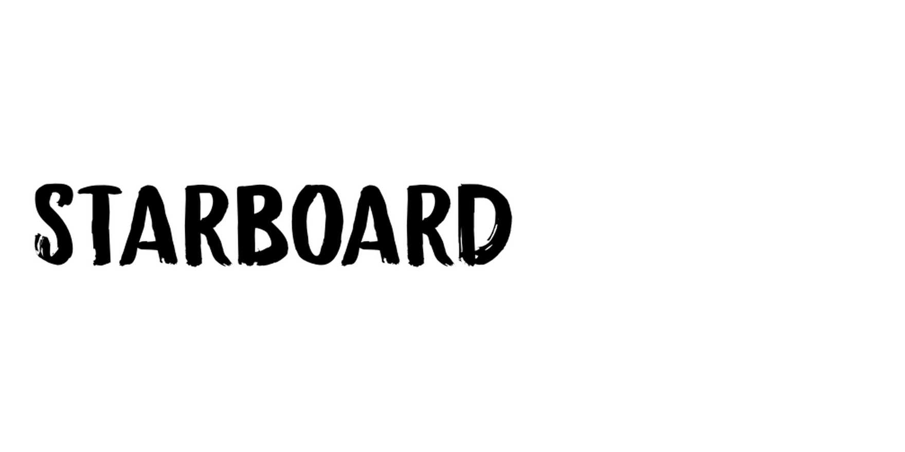 Starboard in use - Fonts In Use