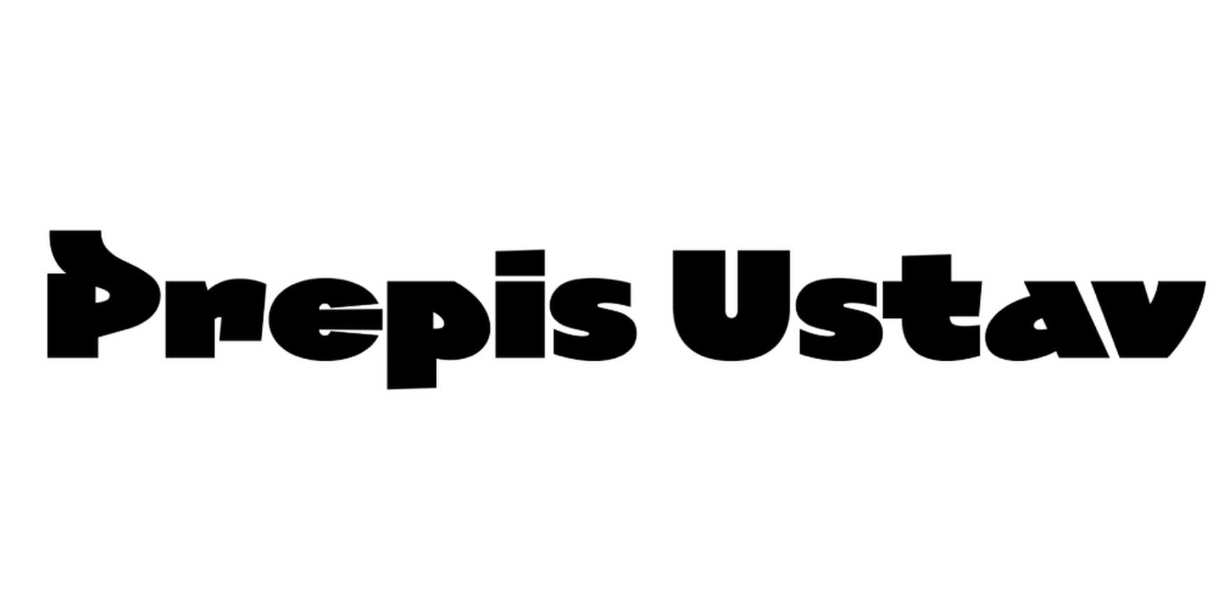 Prepis Ustav in use - Fonts In Use