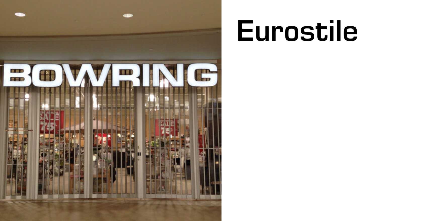 Bowring shop sign - Fonts In Use