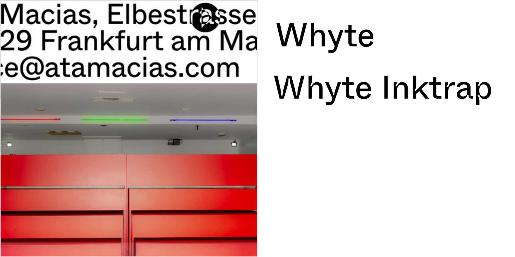 Ata Macias website - Fonts In Use