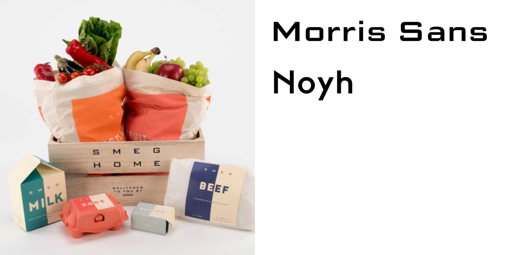 Smeg × Ocado - Fonts In Use