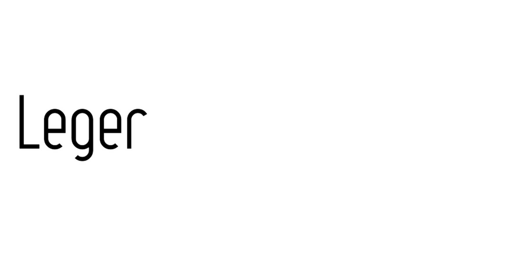 Leger in use - Fonts In Use