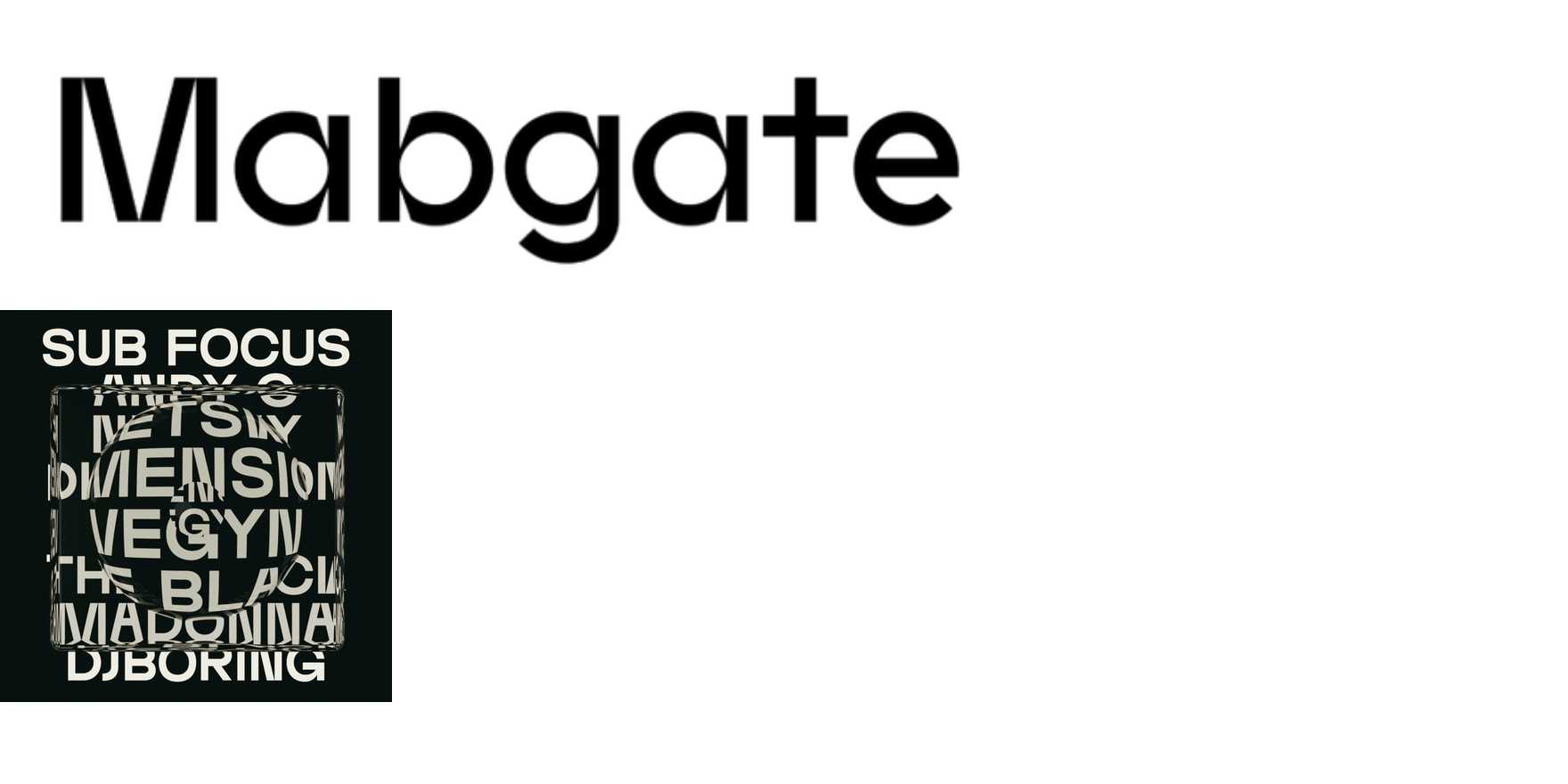 Mabgate in use - Fonts In Use