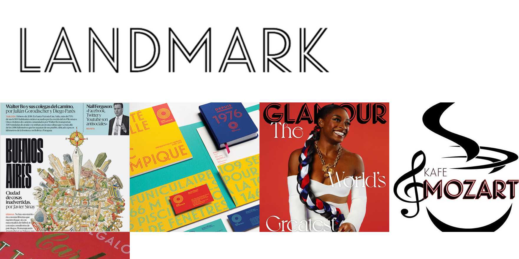 Landmark in use - Fonts In Use