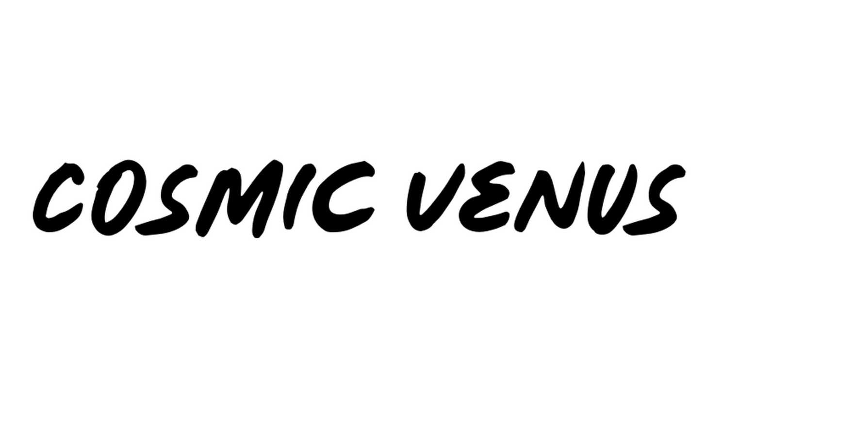 Cosmic Venus in use - Fonts In Use