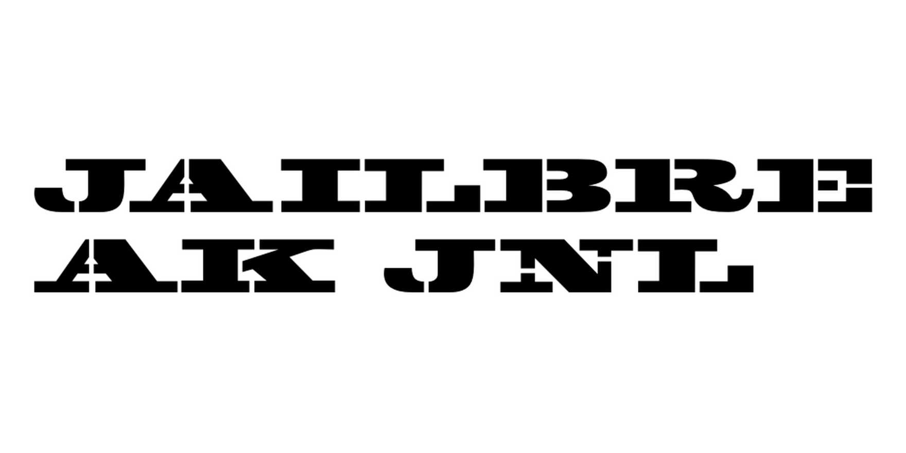 Jailbreak JNL in use - Fonts In Use