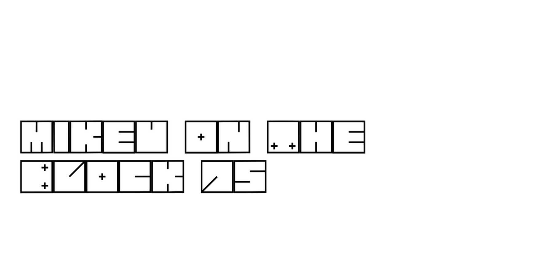 Mikey On The Block 75 in use - Fonts In Use