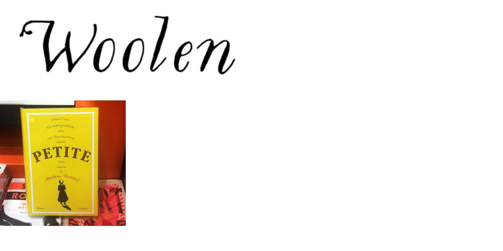 Woolen in use - Fonts In Use