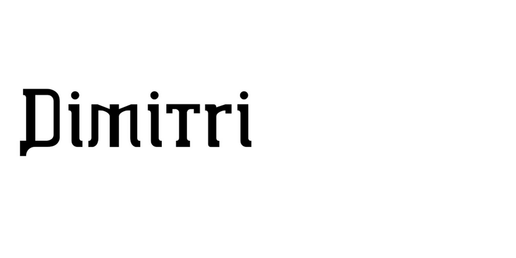 Dimitri in use - Fonts In Use