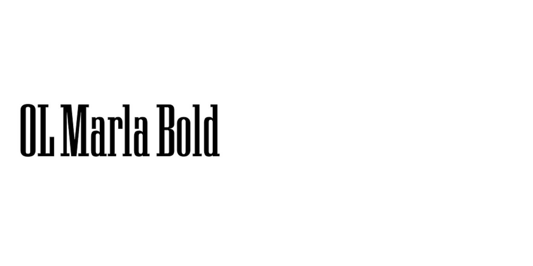 OL Marla Bold in use - Fonts In Use