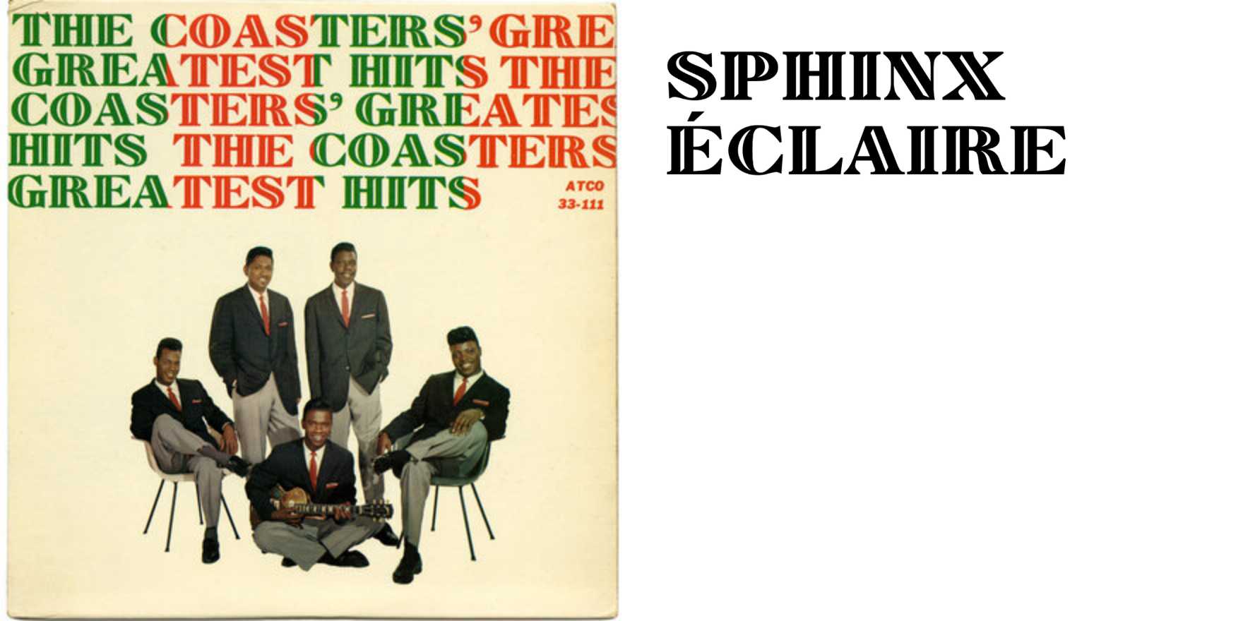 The Coasters – The Coasters’ Greatest Hits album art - Fonts In Use