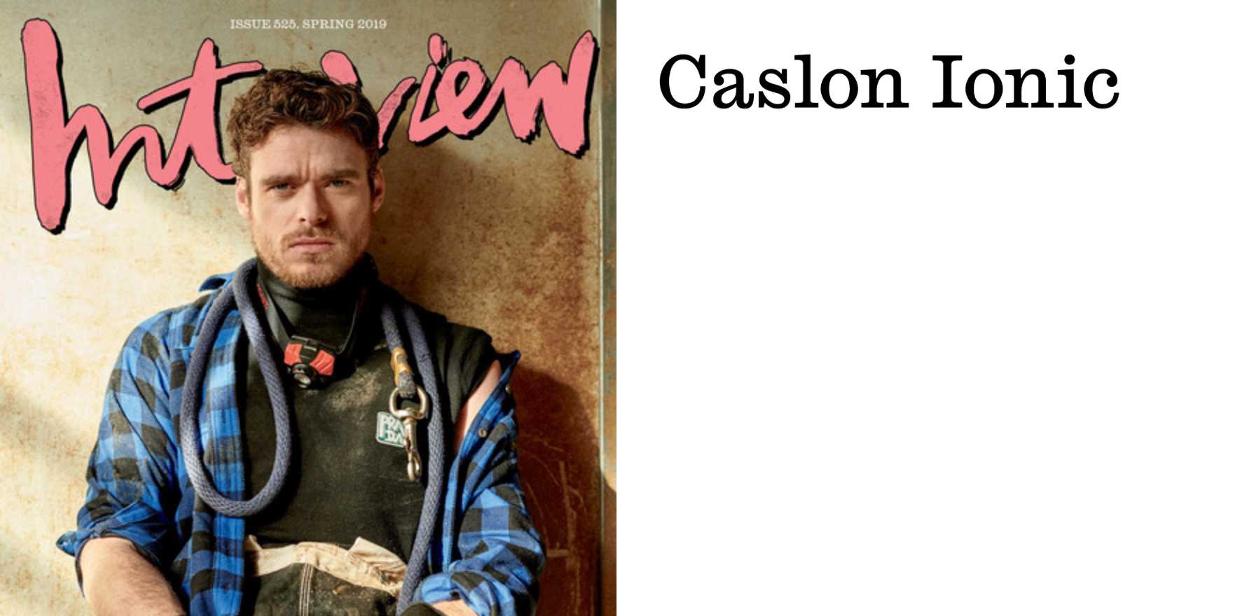 Interview magazine (2018–) - Fonts In Use