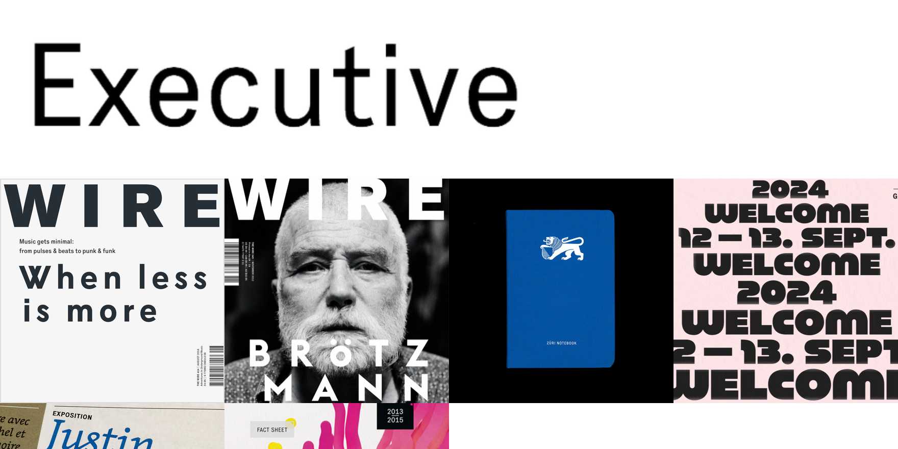 Executive in use - Fonts In Use