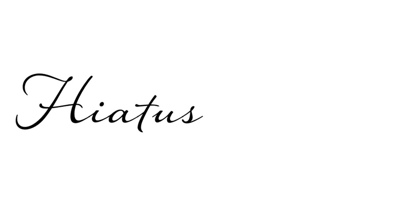 Hiatus in use - Fonts In Use