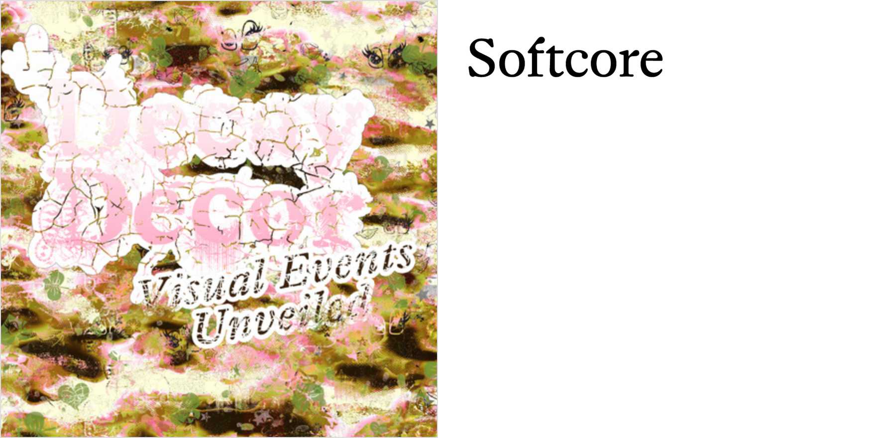 Decay Decor – Visual Events Unveiled - Fonts In Use