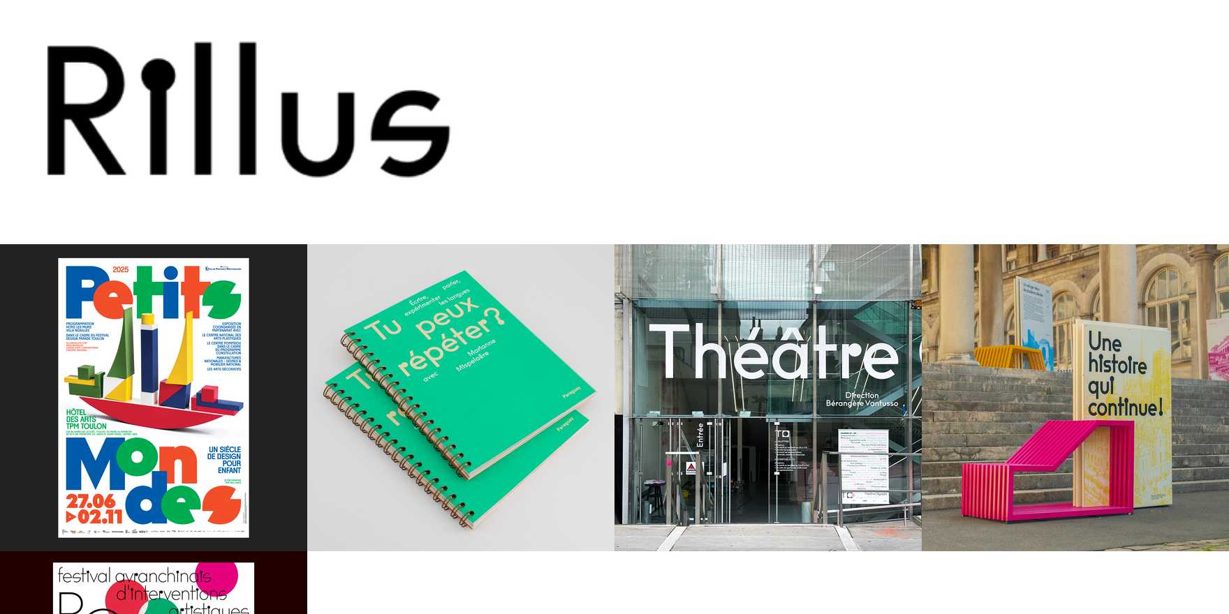 Rillus in use - Fonts In Use