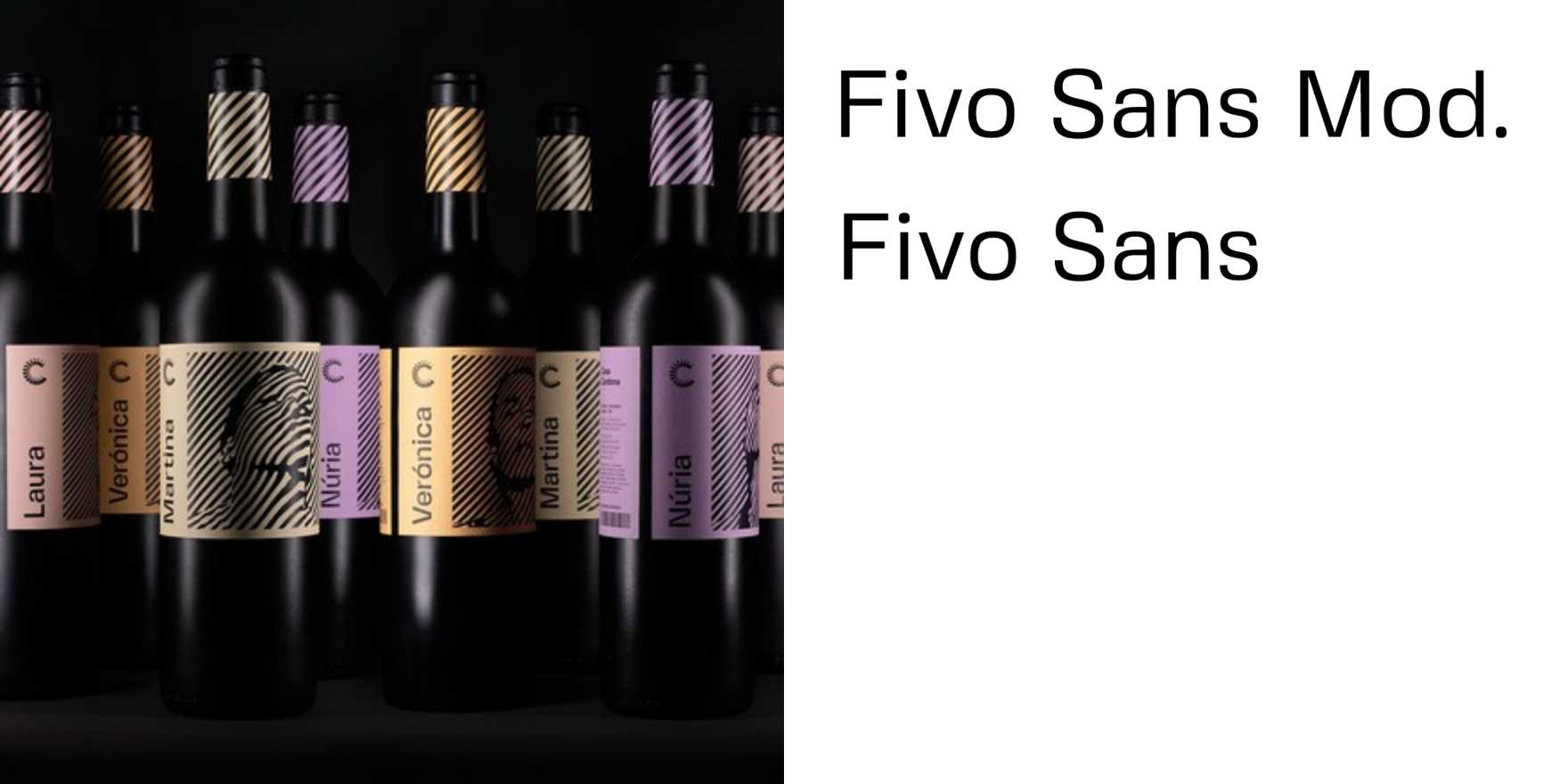 Casa Cardona wines - Fonts In Use