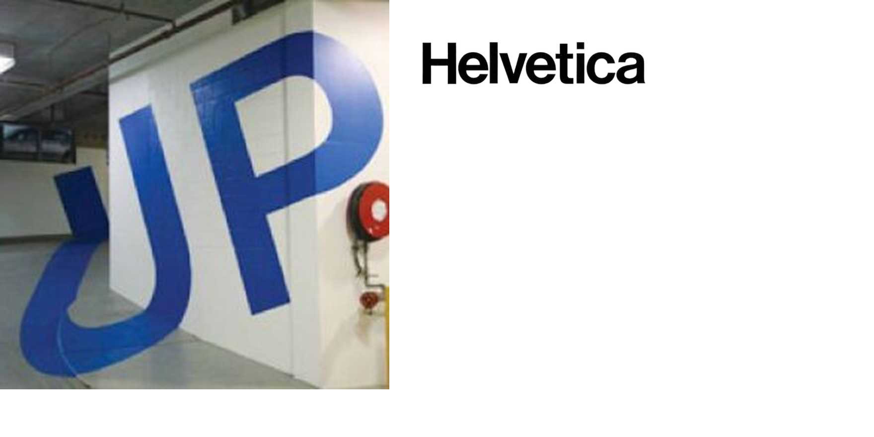 Eureka Tower parking garage signs - Fonts In Use
