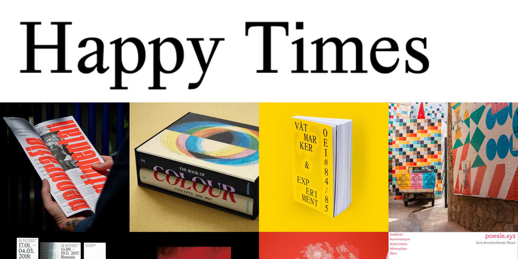 Happy Times at the IKOB in use - Fonts In Use