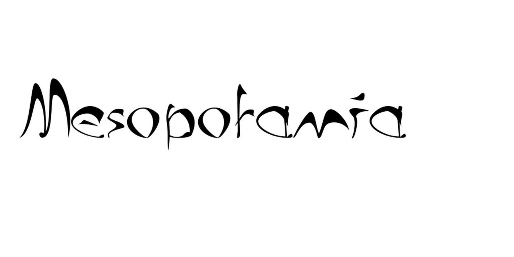 Mesopotamia in use - Fonts In Use