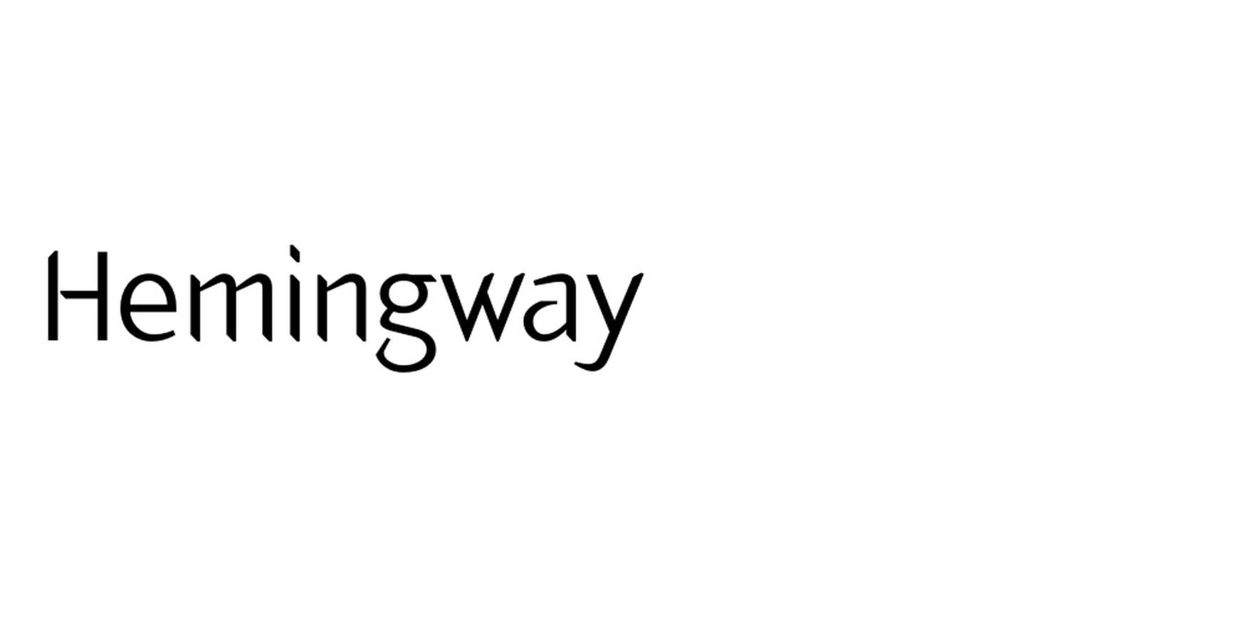 Hemingway in use - Fonts In Use