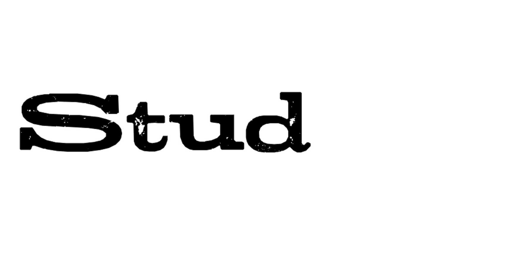 Stud in use - Fonts In Use