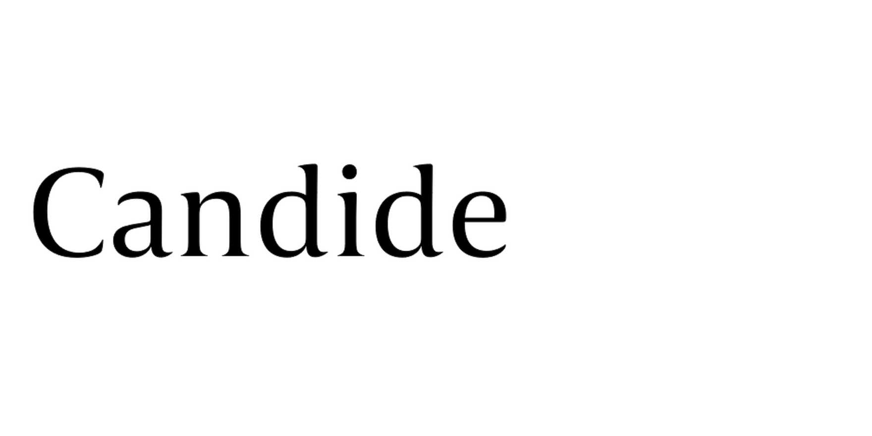 Candide in use - Fonts In Use