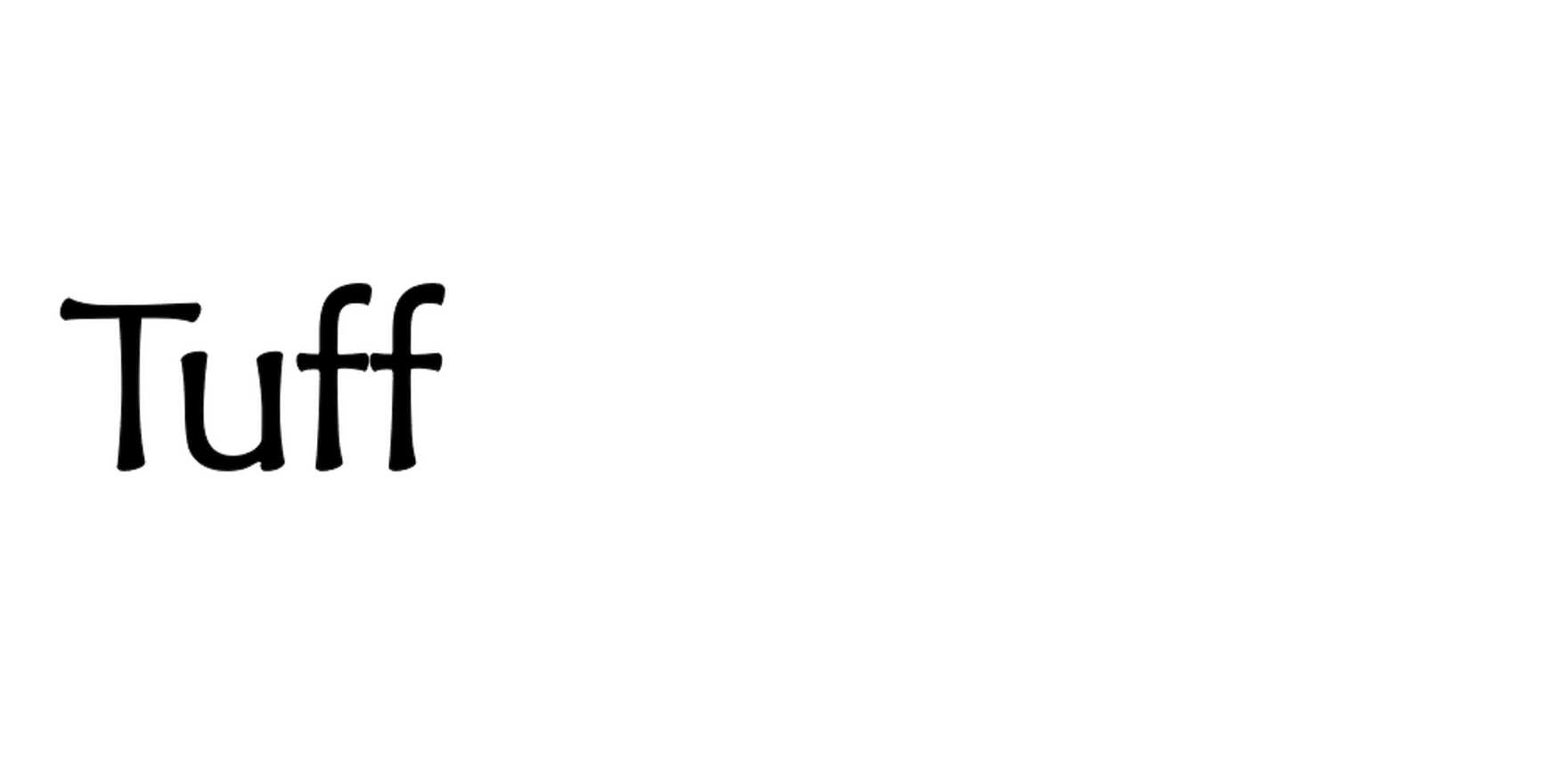 Tuff in use - Fonts In Use