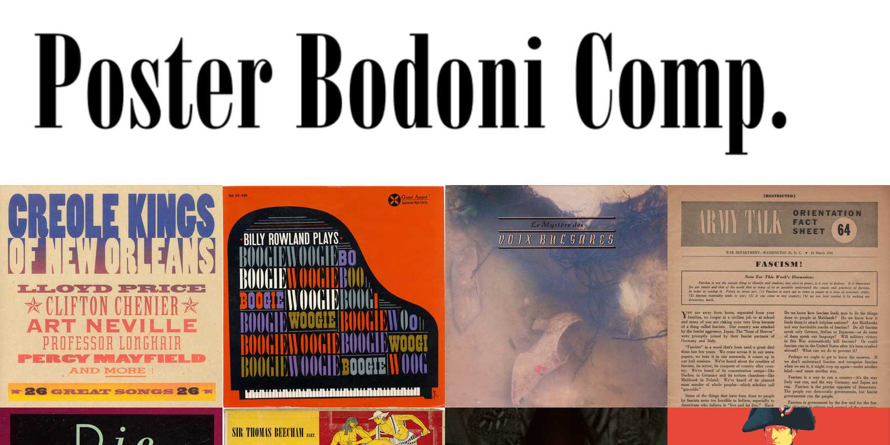 Poster Bodoni Compressed in use - Fonts In Use