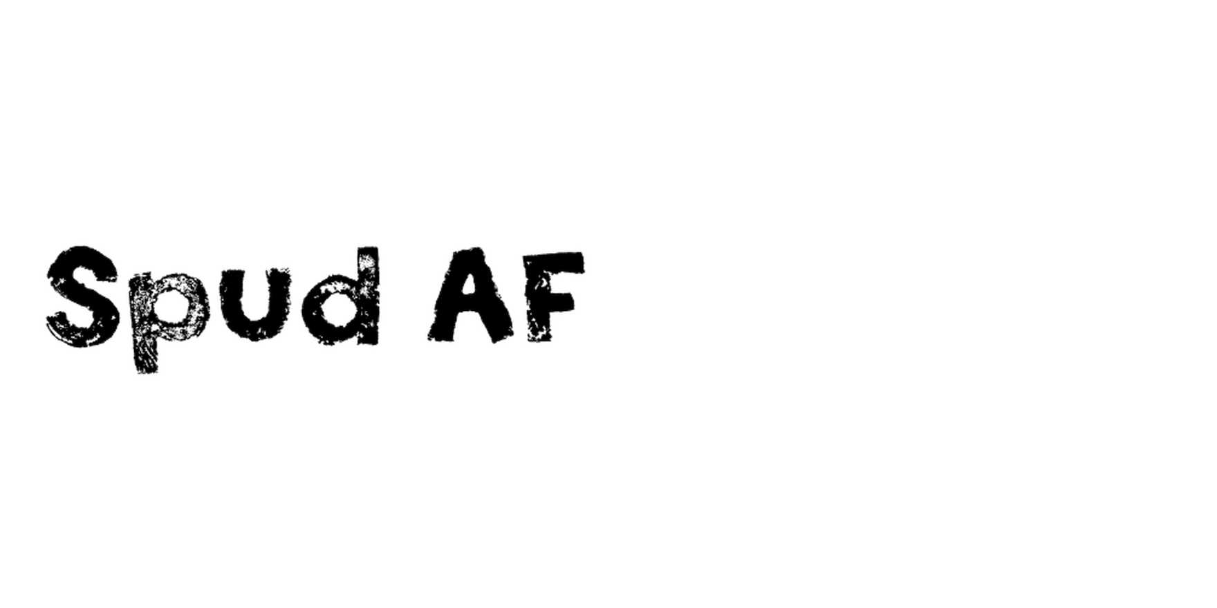 Spud AF in use - Fonts In Use