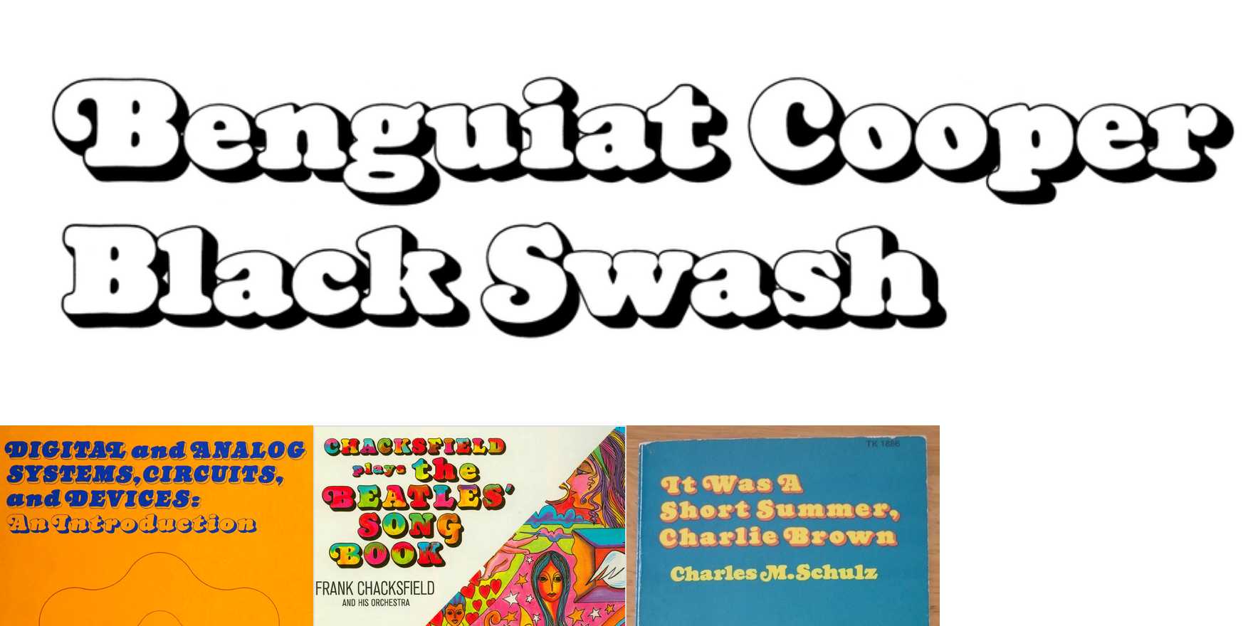 Benguiat Cooper Black Swash in use - Fonts In Use