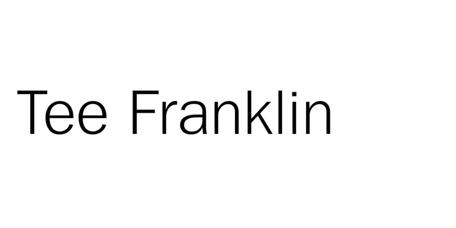 Tee Franklin in use - Fonts In Use