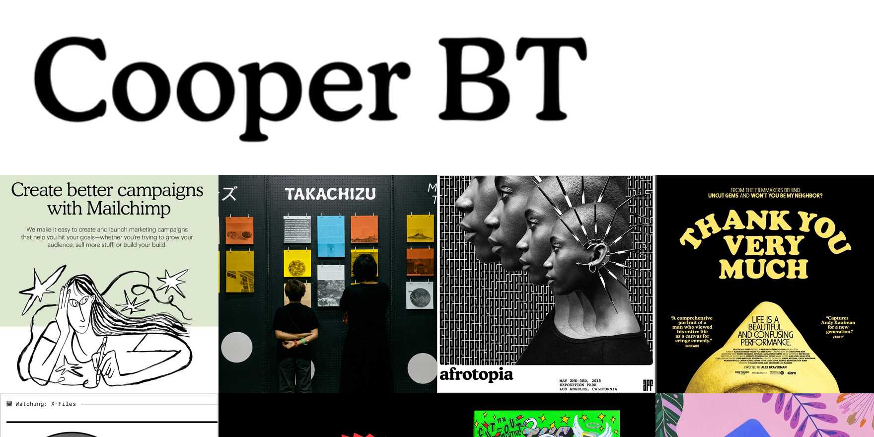 Cooper BT in use - Fonts In Use