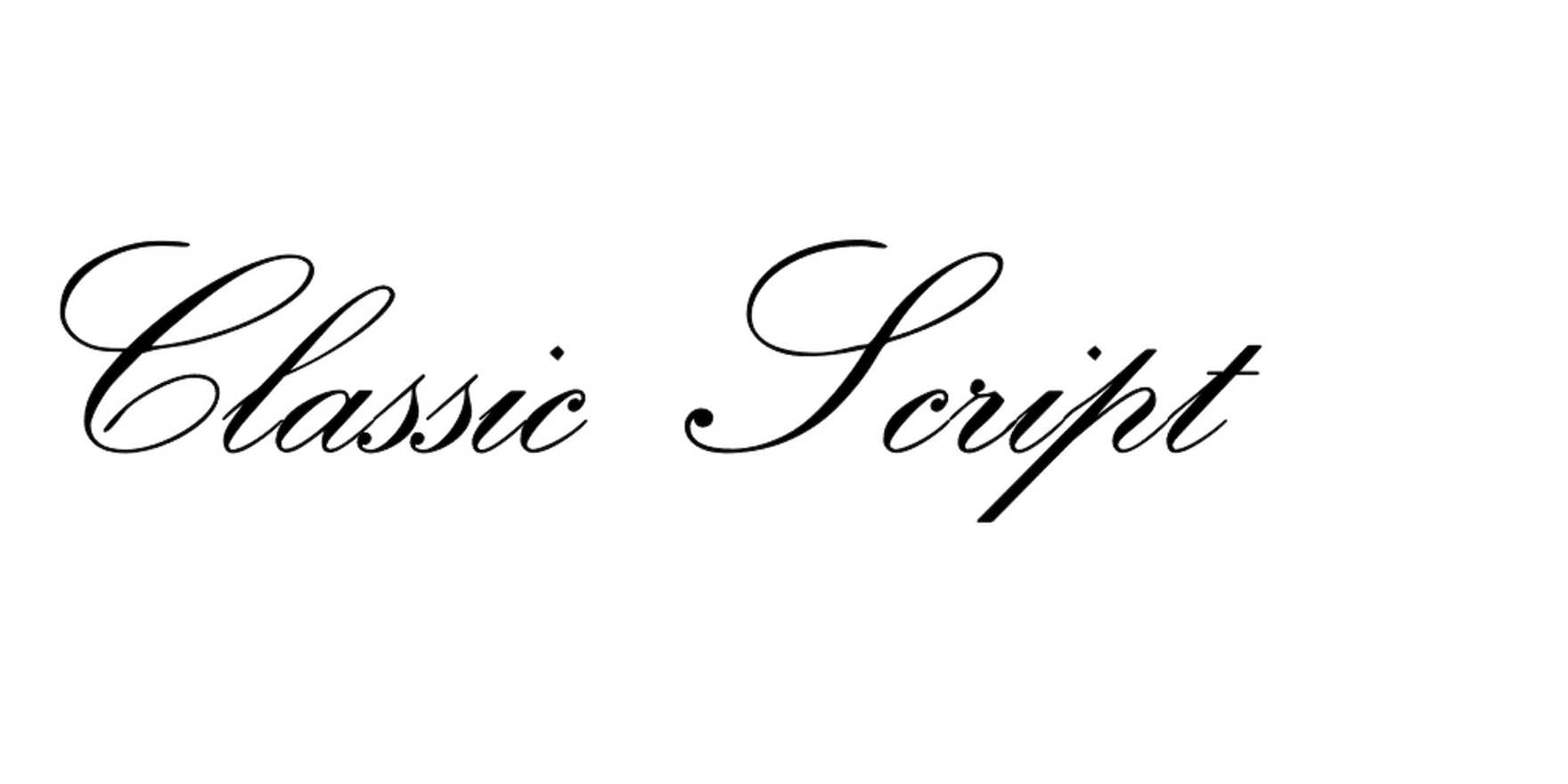 Classic Script in use - Fonts In Use