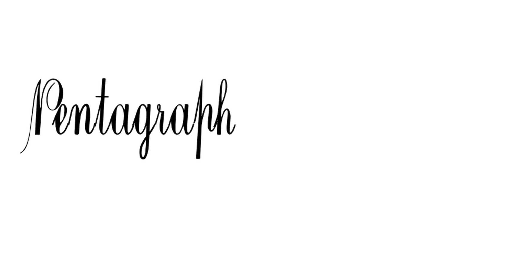 Pentagraph in use - Fonts In Use