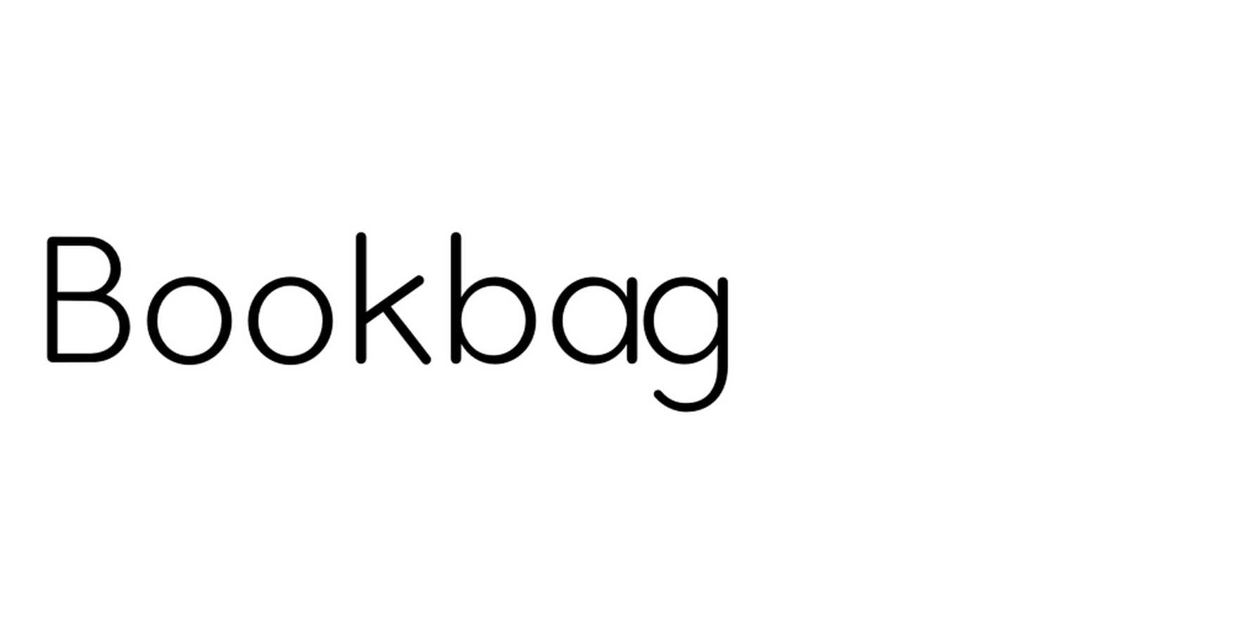 Bookbag in use - Fonts In Use