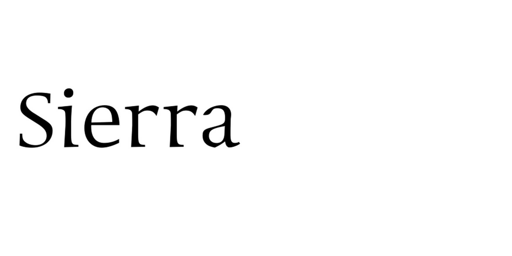 Sierra (Linotype) in use - Fonts In Use