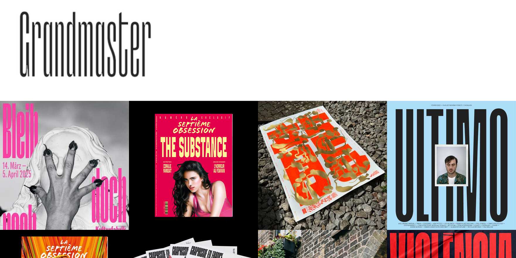 Grandmaster in use - Fonts In Use