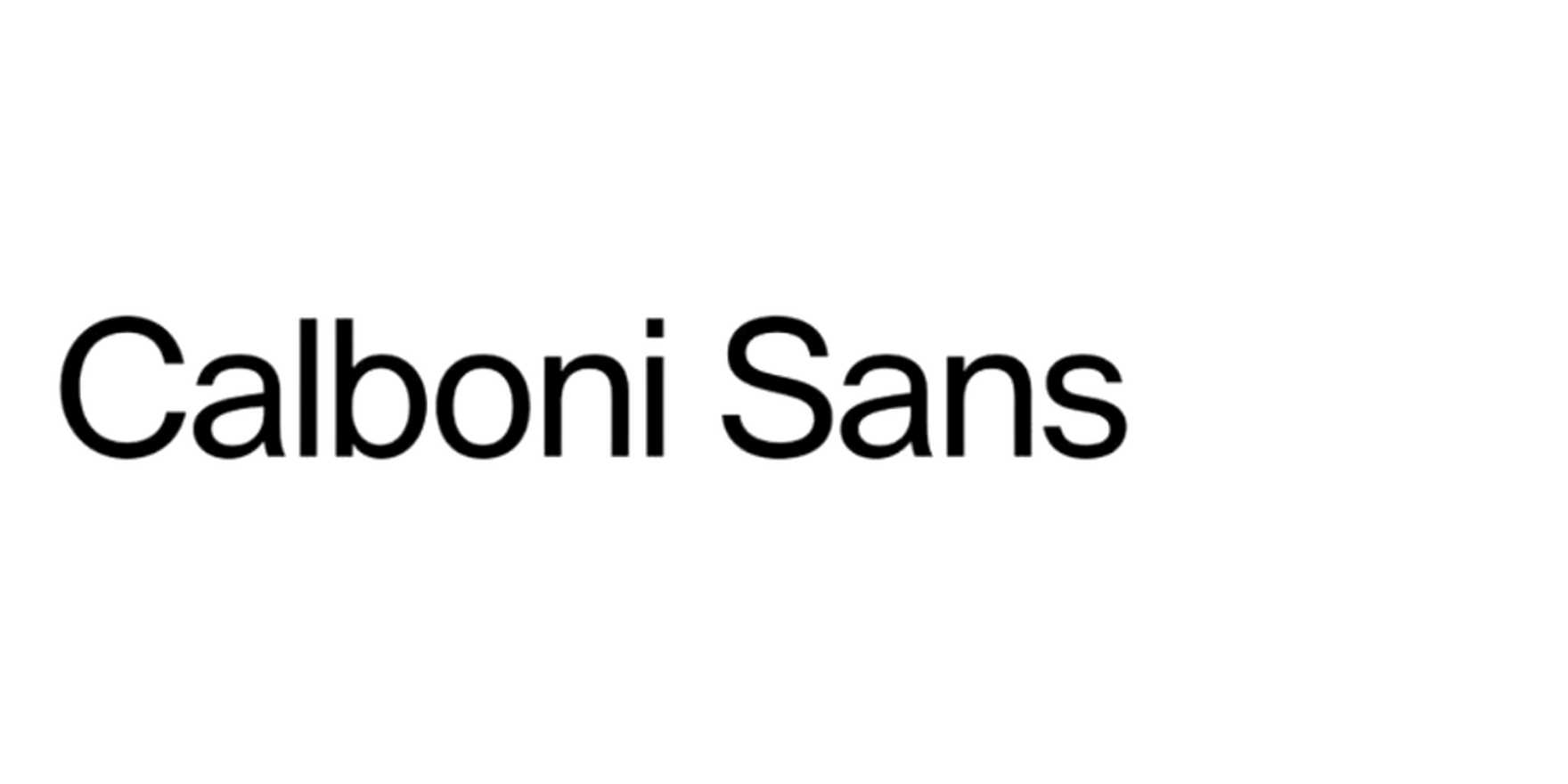 Calboni Sans in use - Fonts In Use