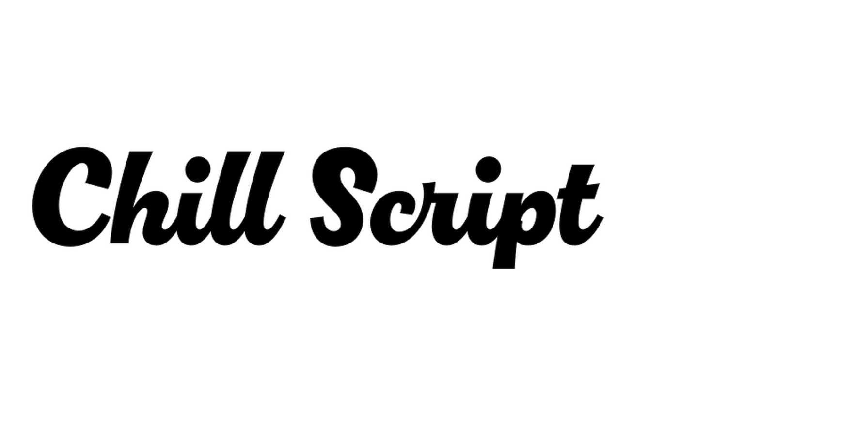 Chill Script in use - Fonts In Use