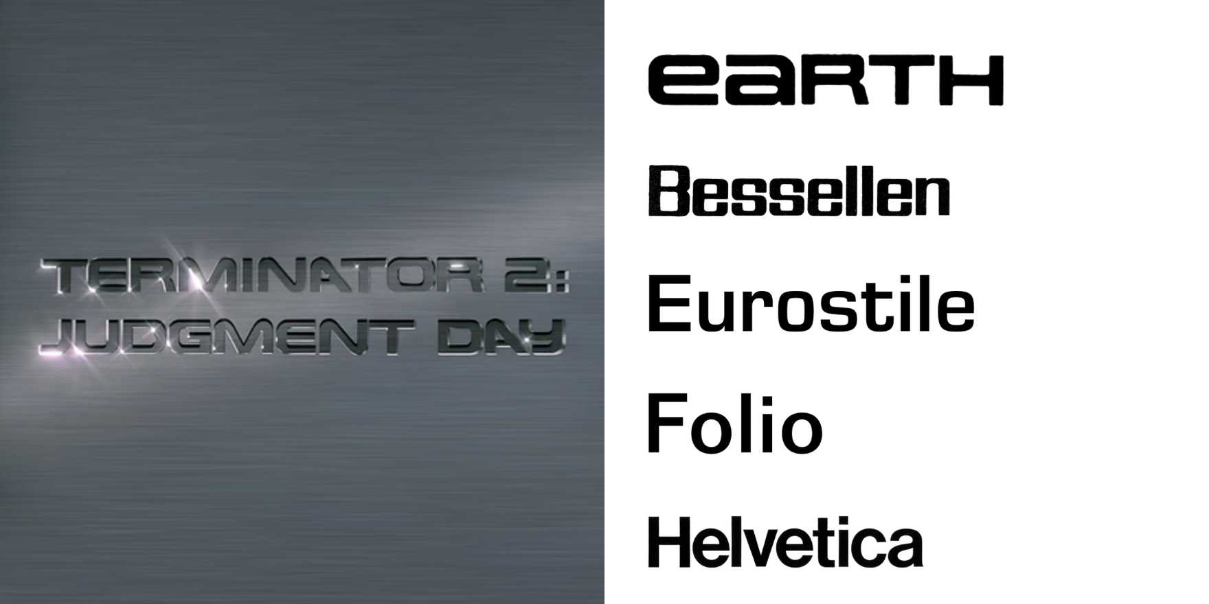 Terminator 2: Judgment Day (1991) movie logo and opening credits ...