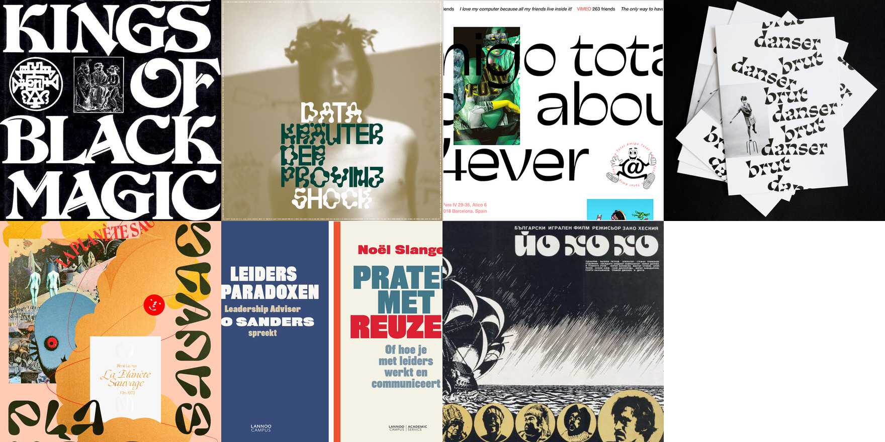 Eccentric typeface - Fonts In Use