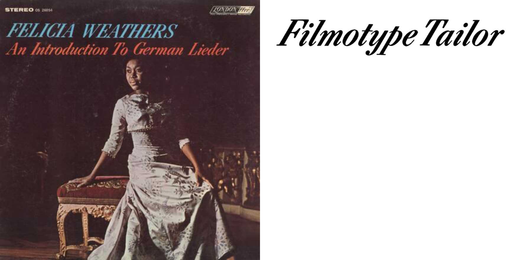 Felicia Weathers – An Introduction To German Lieder album art - Fonts ...