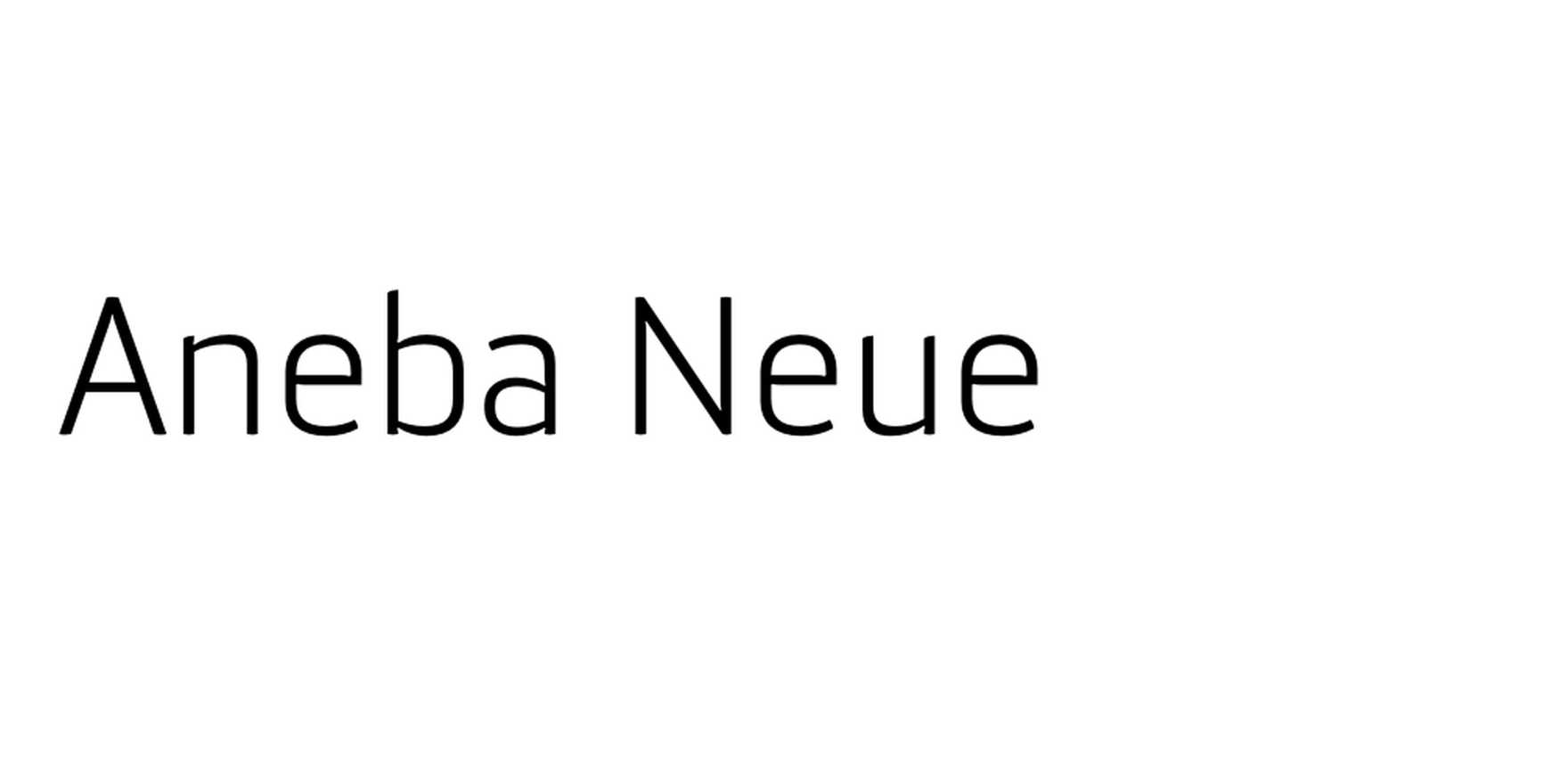 Aneba Neue in use - Fonts In Use