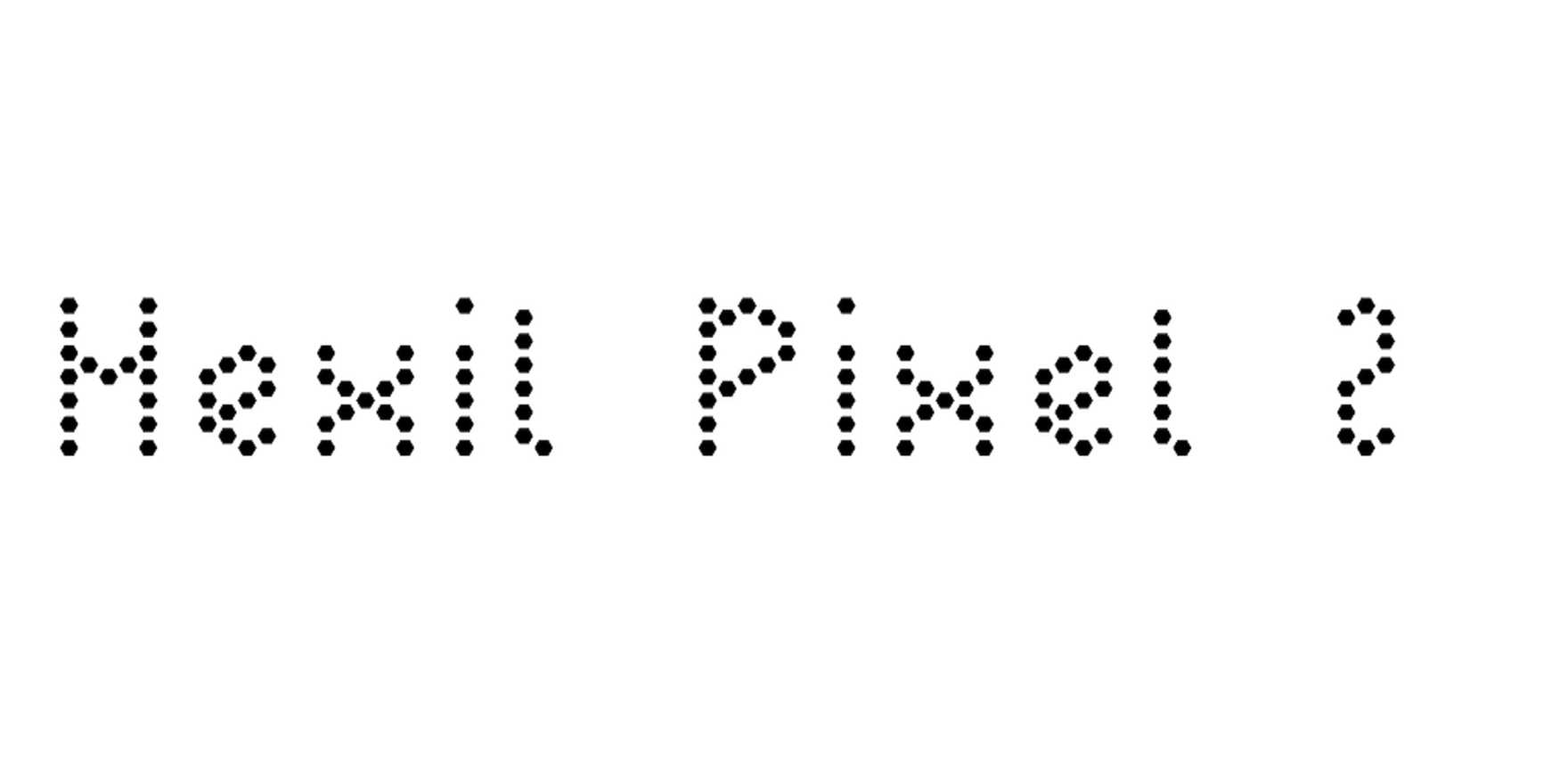 Hexil Pixel 2 in use - Fonts In Use